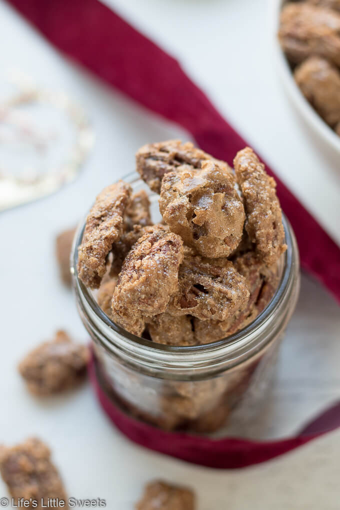 Candied Pecans - Edible Gift, Easy, Nuts, Sweet - Life's Little Sweets