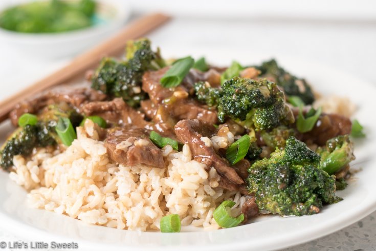Homemade Beef and Broccoli over Brown Rice (Oyster Sauce, Soy Sauce ...