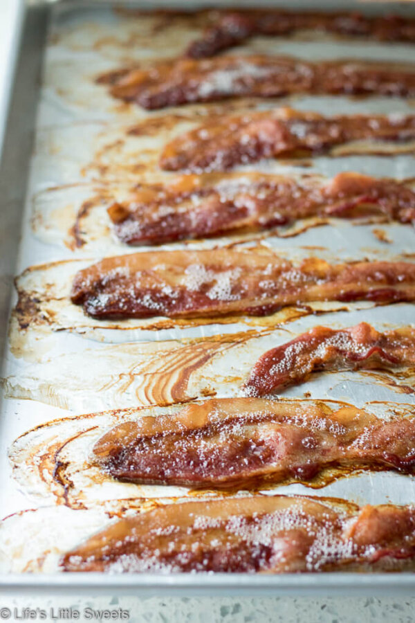 Oven Baked Bacon (Breakfast, Brunch, Savory, Easy) - Life's Little Sweets