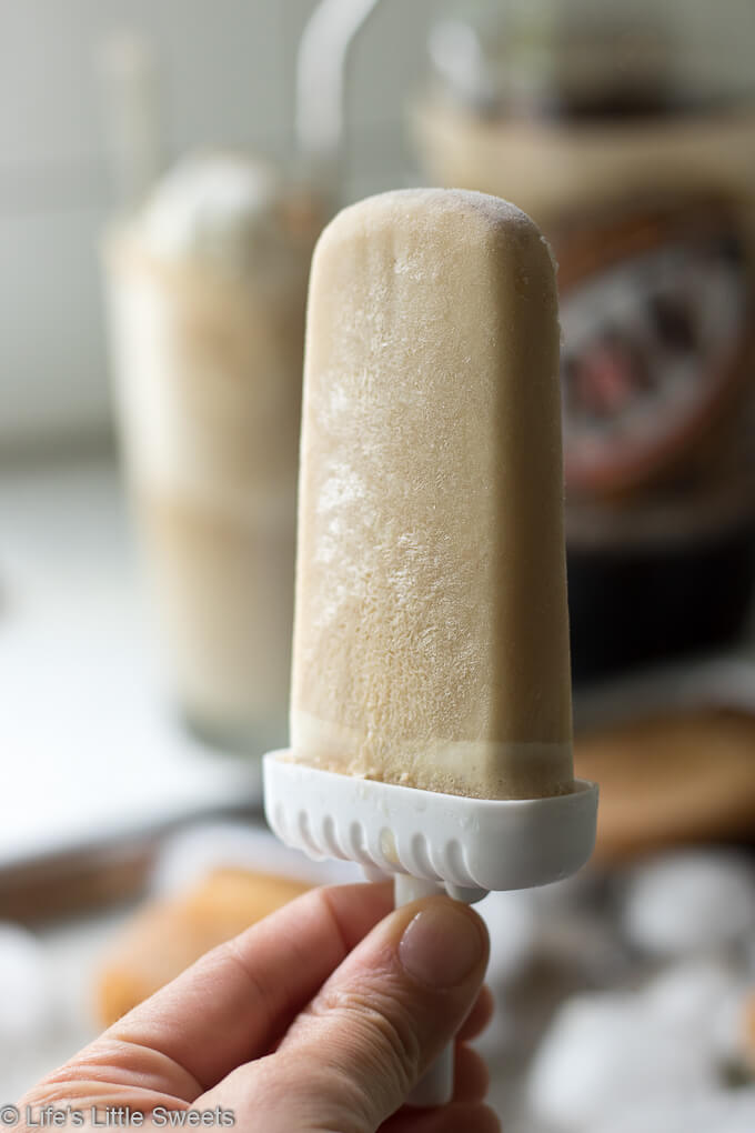 Root Beer Float Popsicles (Root Beer, Vanilla Ice Cream, Dessert) - Life's Little Sweets
