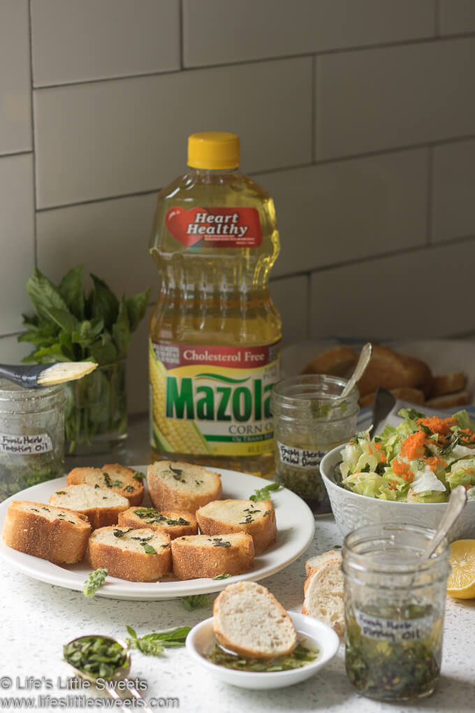 Fresh Herb Salad Dressing (Sage, Basil, Mint, Corn Oil, Salt, Pepper ...