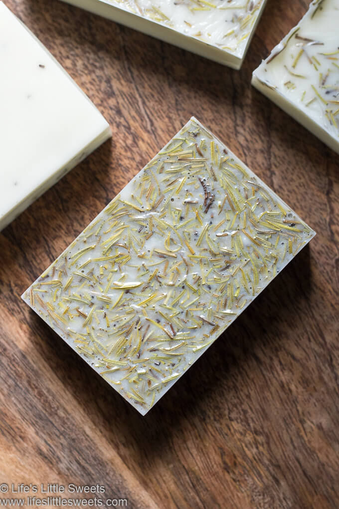How to Make Rosemary Soap (Homemade, Heat and Pour Method, Shea Butter ...