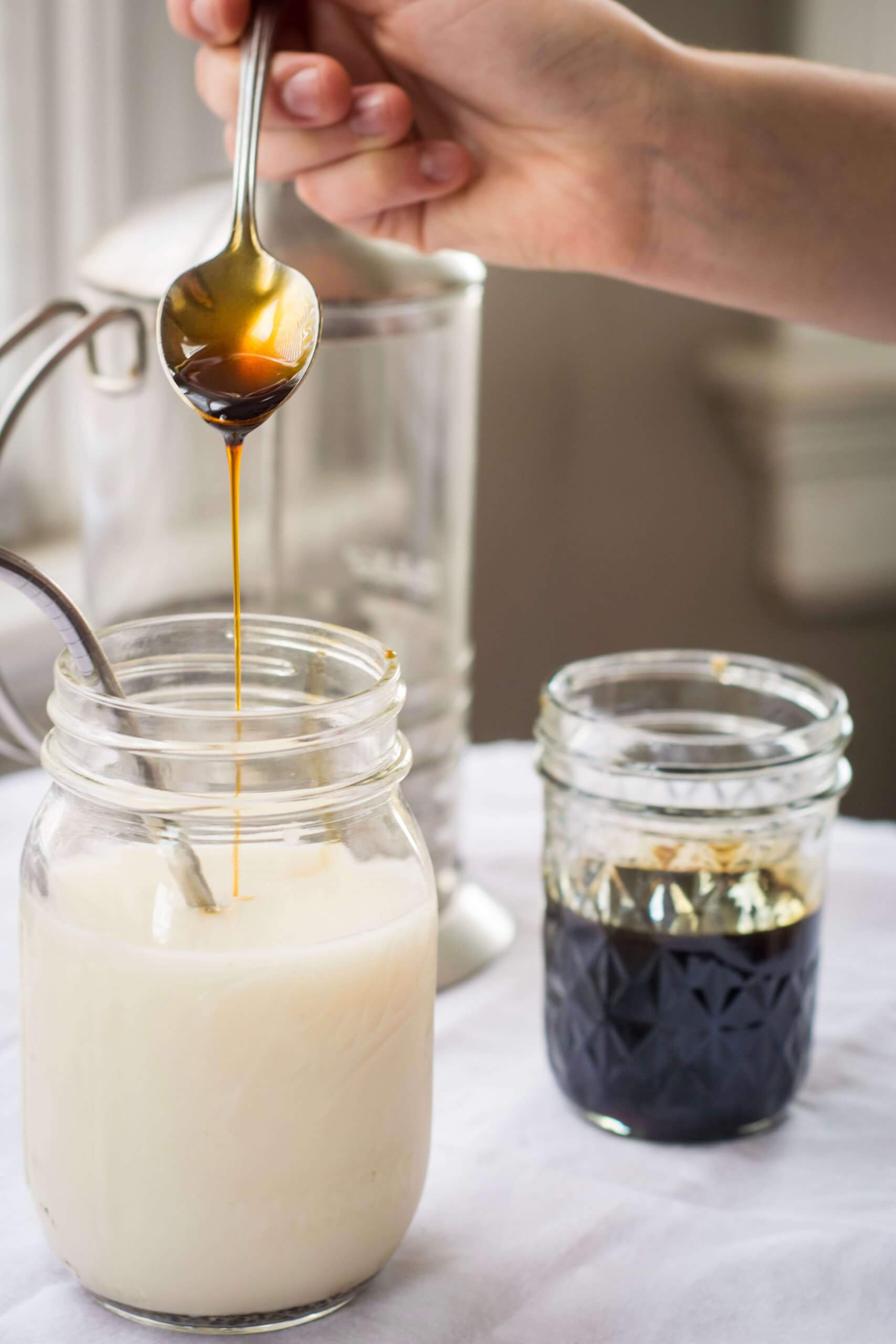 Oat Coffee Milk (Classic Rhode Island Drink) - Life's Little Sweets