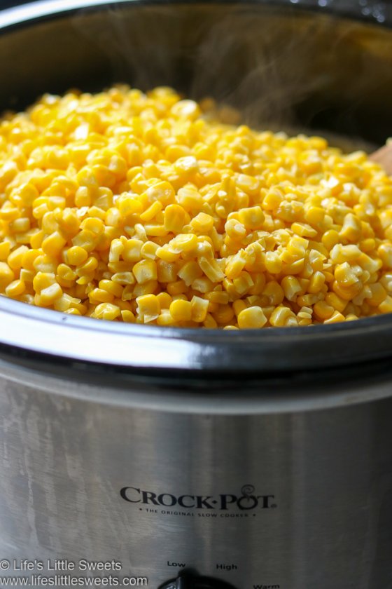 Slow Cooker Crock-Pot Butter Corn (Side) - Life's Little Sweets
