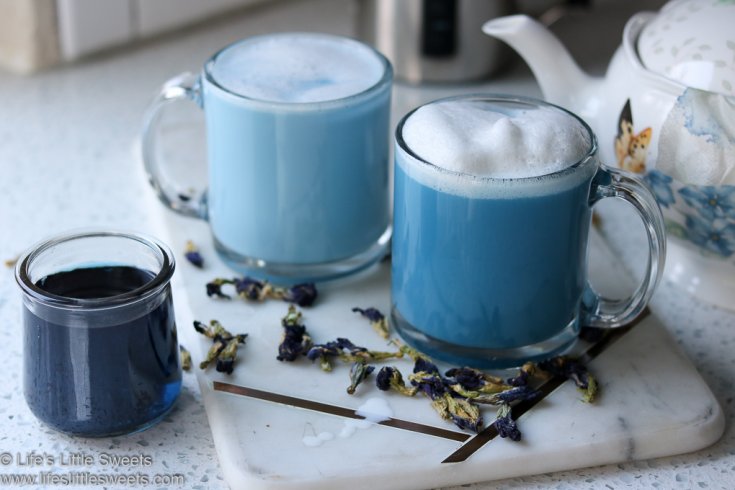 Blue Butterfly Pea Flower Tea Latte (Mermaid Latte) Life's Little Sweets