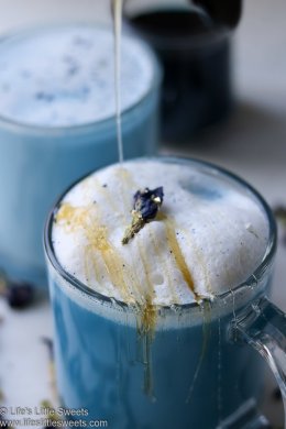 Blue Butterfly Pea Flower Tea Latte (Mermaid Latte) Life's Little Sweets