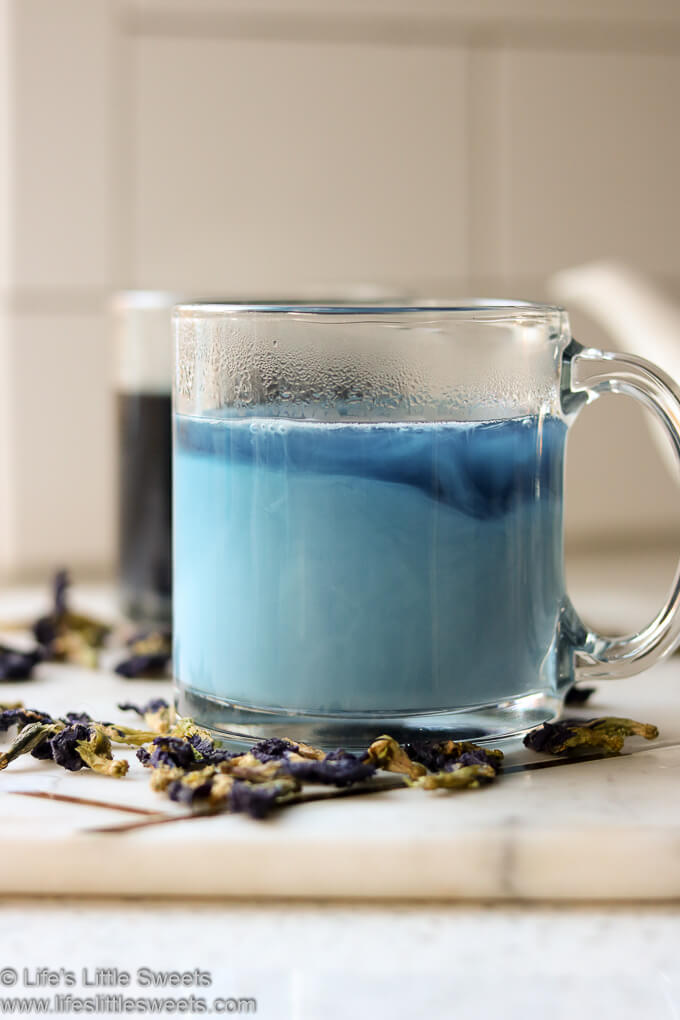 Blue Butterfly Pea Flower Tea Latte (Mermaid Latte) Life's Little Sweets