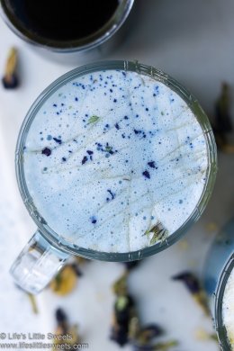 Blue Butterfly Pea Flower Tea Latte (Mermaid Latte) Life's Little Sweets