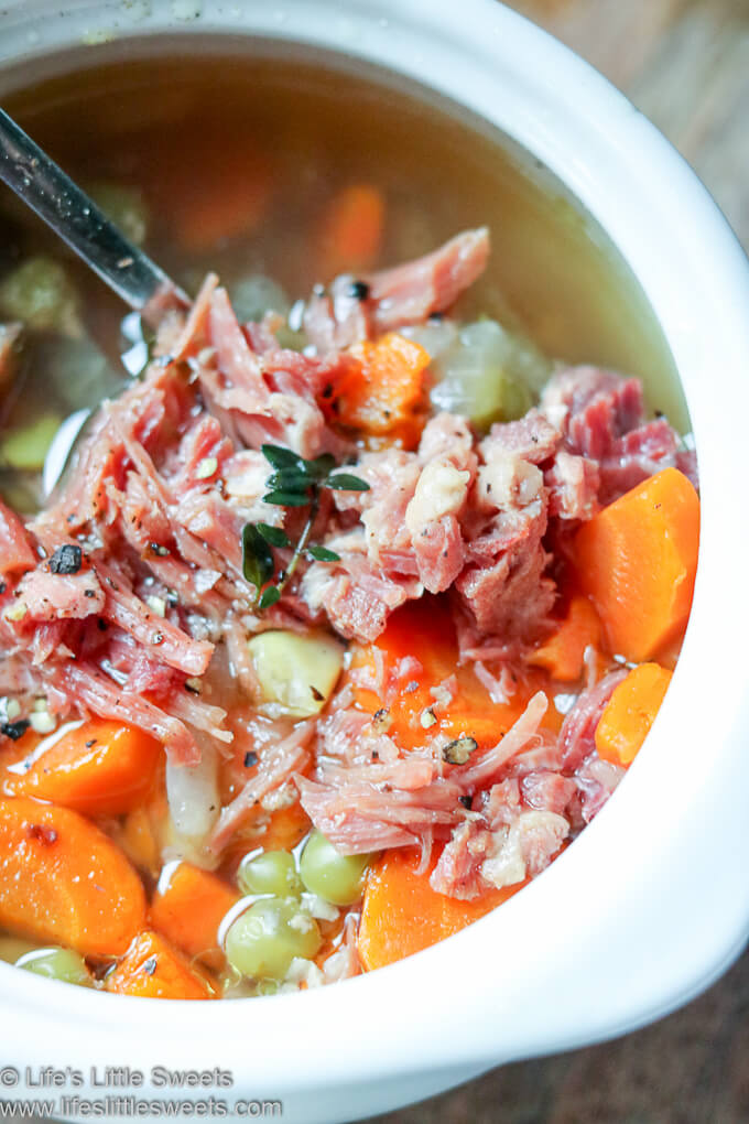 Instant Pot Ham Vegetable Soup (Savory, Use up Leftover Ham, Easy ...
