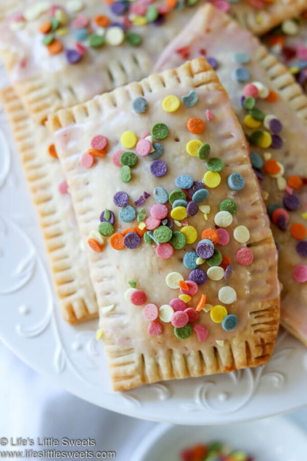 Pop Tarts (Homemade, Pie Crust, Jam, Glaze) - Life's Little Sweets