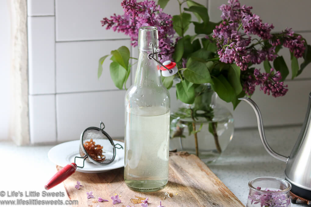 Lilac Flower Simple Syrup (Floral, Blossoms, Foraged, Spring, April ...