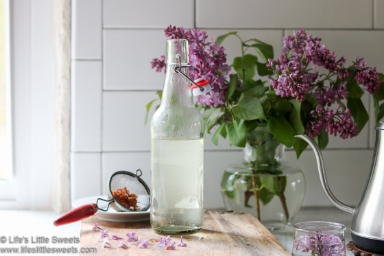 Lilac Flower Simple Syrup (Floral, Blossoms, Foraged, Spring, April ...