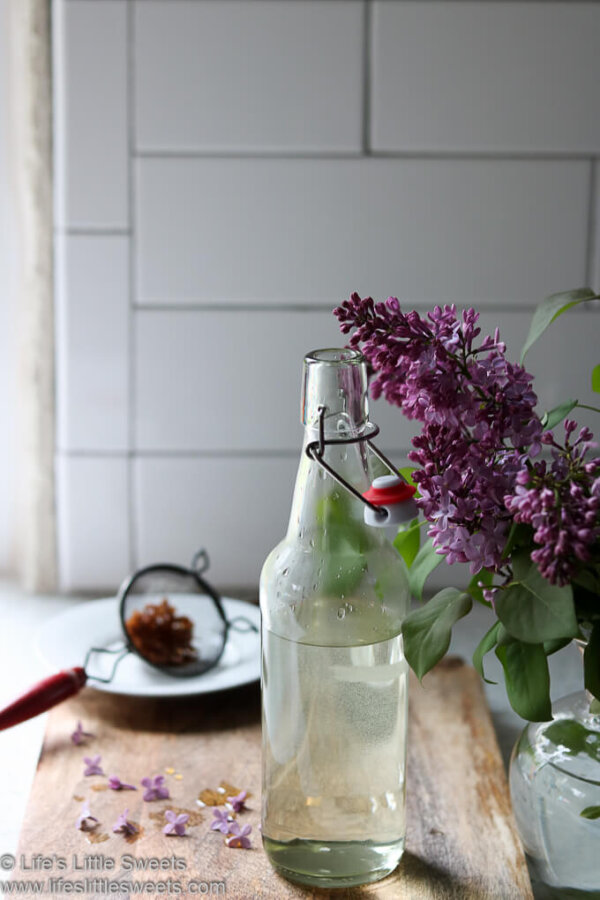 Lilac Flower Simple Syrup (Floral, Blossoms, Foraged, Spring, April ...