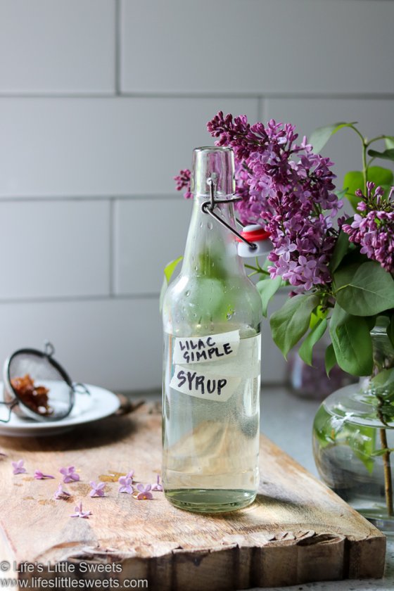 Lilac Flower Simple Syrup (Floral, Blossoms, Foraged, Spring, April ...