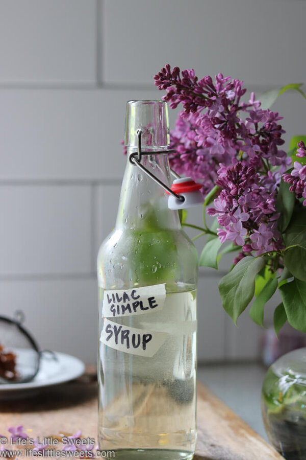 Lilac Flower Simple Syrup (Floral, Blossoms, Foraged, Spring, April ...