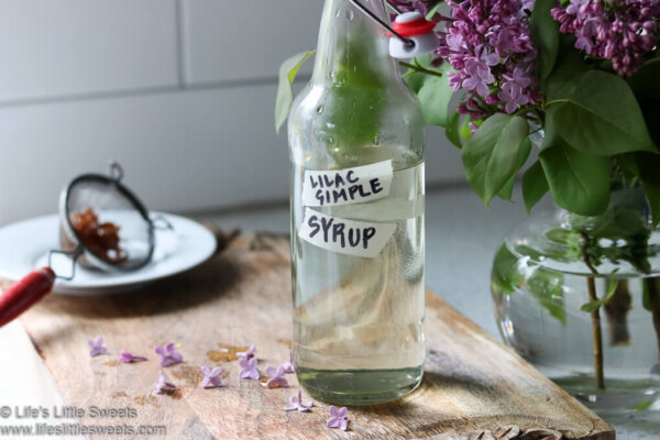 Lilac Flower Simple Syrup (Floral, Blossoms, Foraged, Spring, April ...