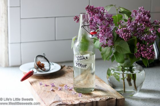 Lilac Flower Simple Syrup (Floral, Blossoms, Foraged, Spring, April ...