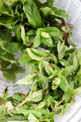 Mint Simple Syrup ( Fresh Mint Leaves, Sugar) - Life's Little Sweets