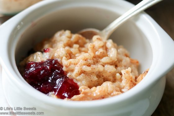 Rice Pudding (Breakfast, Snack, Dessert, Sweet) - Life's Little Sweets