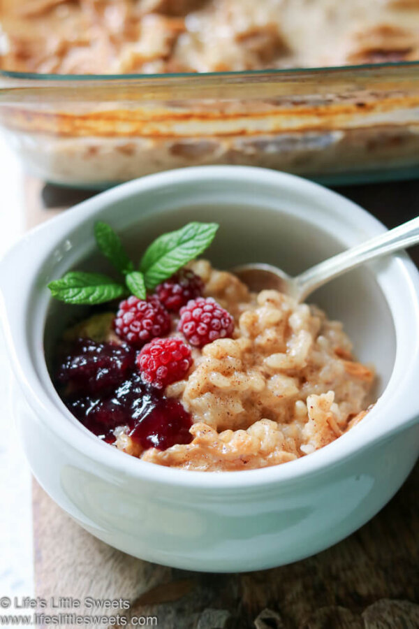 Rice Pudding (Breakfast, Snack, Dessert, Sweet) - Life's Little Sweets