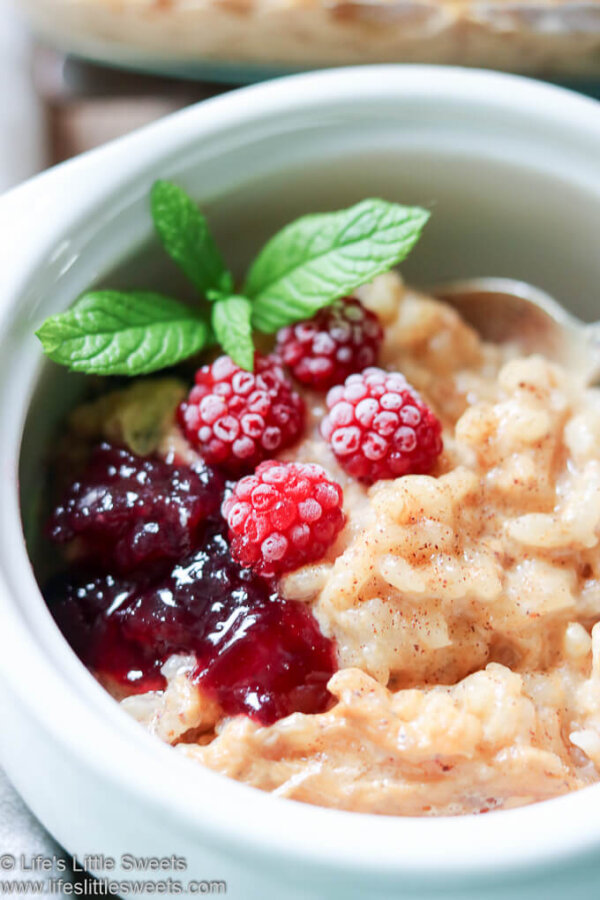 Rice Pudding (Breakfast, Snack, Dessert, Sweet) - Life's Little Sweets