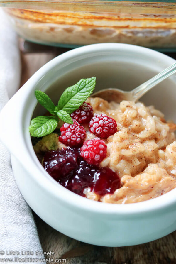 Rice Pudding (Breakfast, Snack, Dessert, Sweet) - Life's Little Sweets