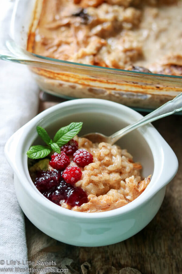 Rice Pudding (Breakfast, Snack, Dessert, Sweet) - Life's Little Sweets