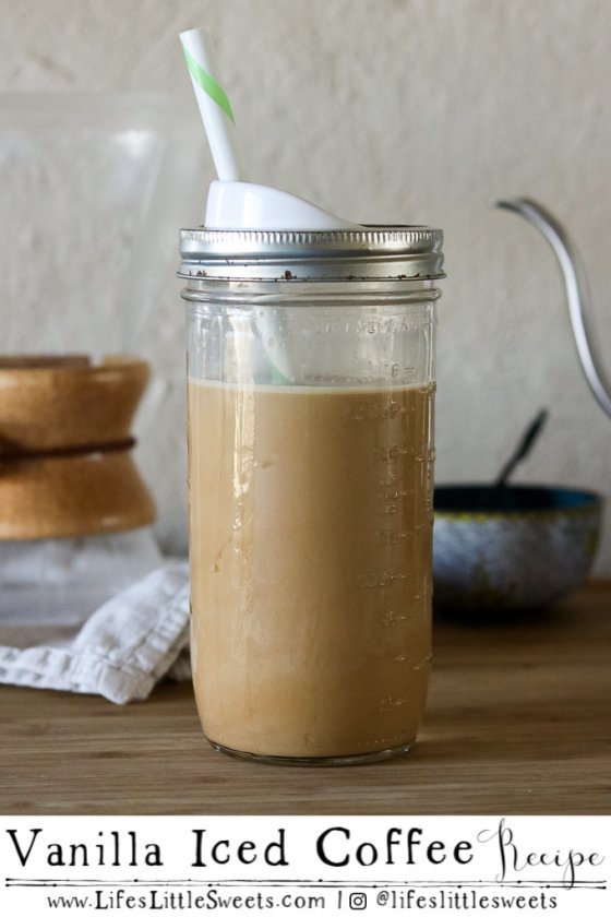 Vanilla Iced Coffee (Sweet, Recipe, Sugar) - Life's Little Sweets