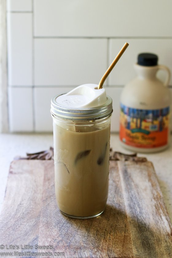 Maple Syrup Iced Coffee (Cold, Drink, Sweet) - Life's Little Sweets