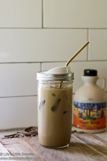 Maple Syrup Iced Coffee (Cold, Drink, Sweet) - Life's Little Sweets