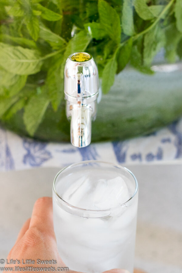 Mint Water (Spa Water, Summer Water, Drink, Easy) - Life's Little Sweets