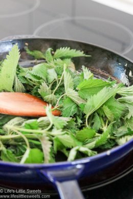 Sautéed Stinging Nettles (Foraged, Vegetarian) - Life's Little Sweets