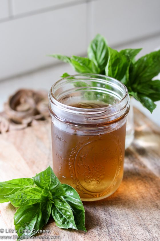Basil Simple Syrup (Sugar, Fresh Basil Leaves, Hot Water) - Life's ...
