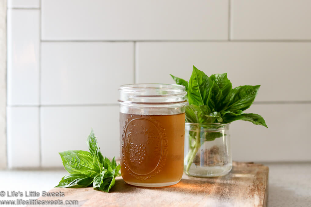 Basil Simple Syrup (Sugar, Fresh Basil Leaves, Hot Water) - Life's ...