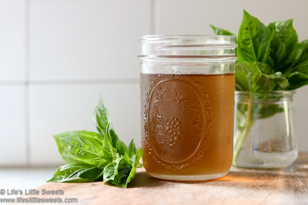 Basil Simple Syrup (Sugar, Fresh Basil Leaves, Hot Water) - Life's ...