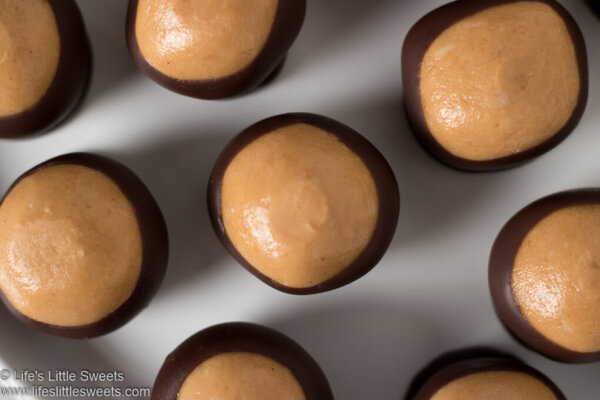 Buckeyes (Smooth Peanut Butter, Chocolate-Dipped Truffle Candy) - Life ...