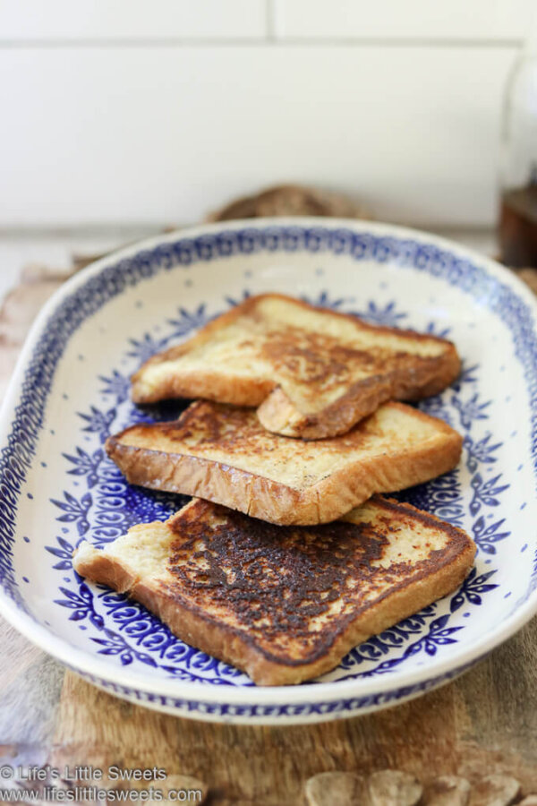 French Toast (Breakfast, Sweet, Recipe, Easy, Brunch) Life's Little Sweets