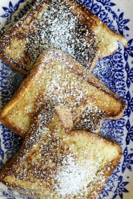 French Toast (Breakfast, Sweet, Recipe, Easy, Brunch) Life's Little Sweets