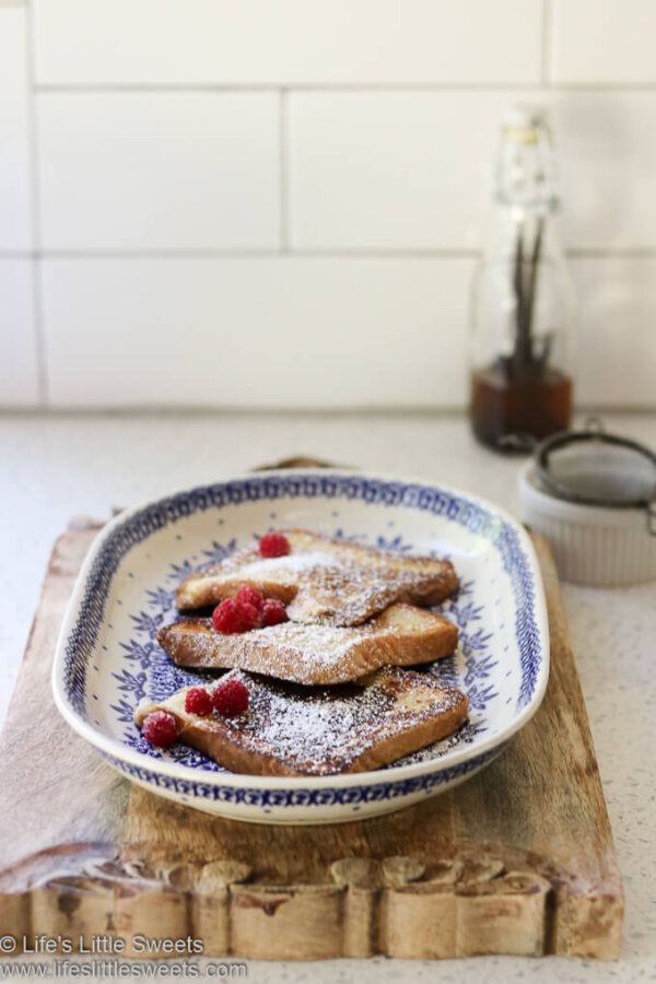 French Toast (Breakfast, Sweet, Recipe, Easy, Brunch) Life's Little Sweets