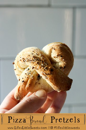 Pizza Bread Pretzels - Life's Little Sweets