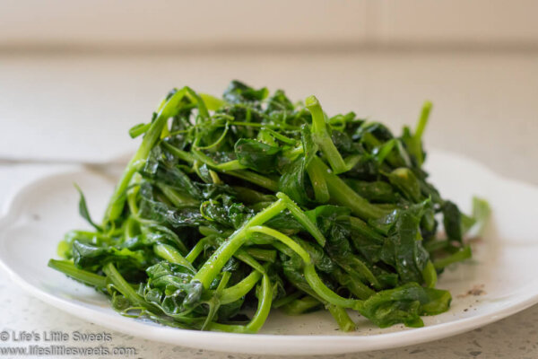 Sautéed Pea Shoots (Stir-Fried, Pea Greens, Recipe) - Life's Little Sweets