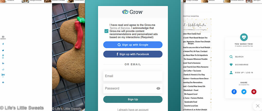 Grow.me - Life's Little Sweets
