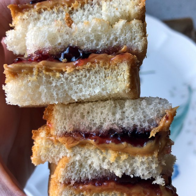 Peanut Butter and Jelly Sandwich (PB&J) - Life's Little Sweets