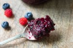How to Make Basic Fruit Jam without Pectin (Wineberry Blueberry Jam ...