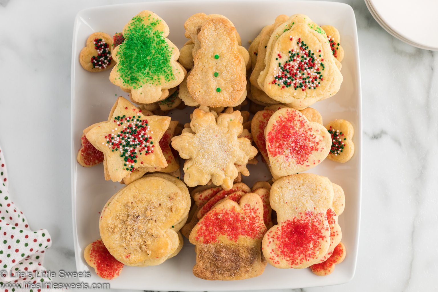 Sand Tart Cookie Recipe (PA Dutch, Christmas) - Life's Little Sweets