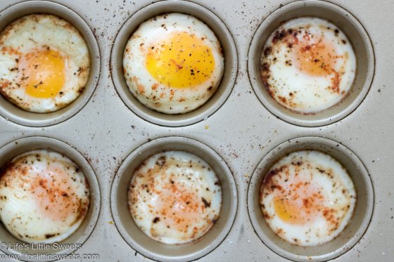 Baked Eggs (In A Muffin Tin) - Life's Little Sweets