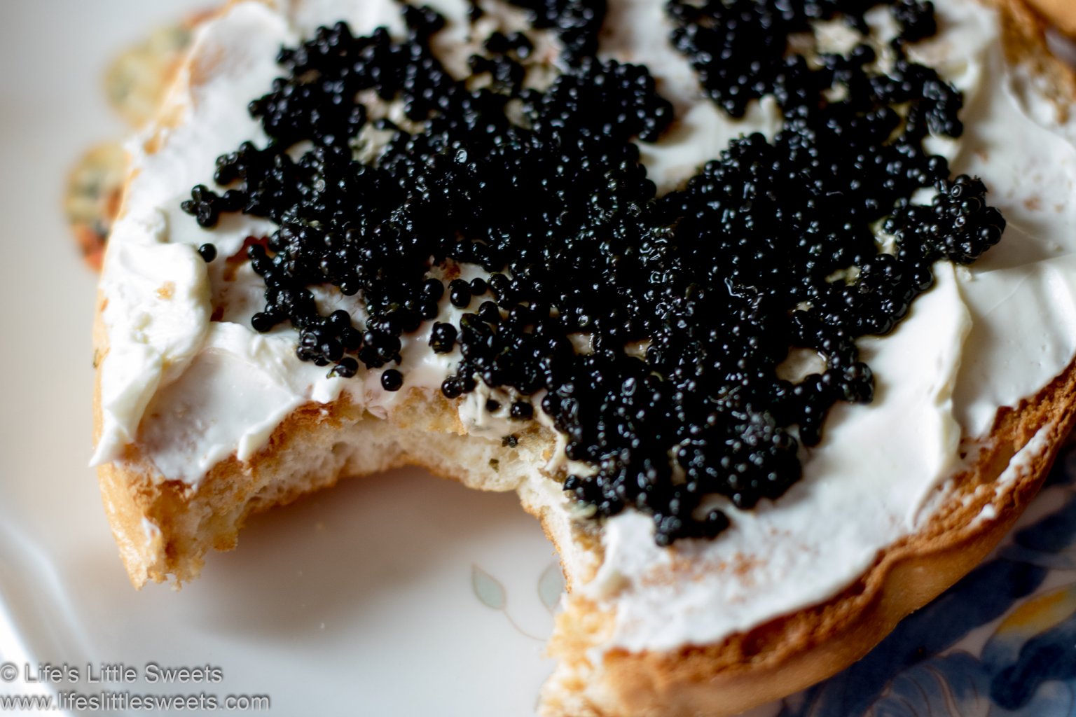 Caviar Cream Cheese Bagel Recipe - Life's Little Sweets