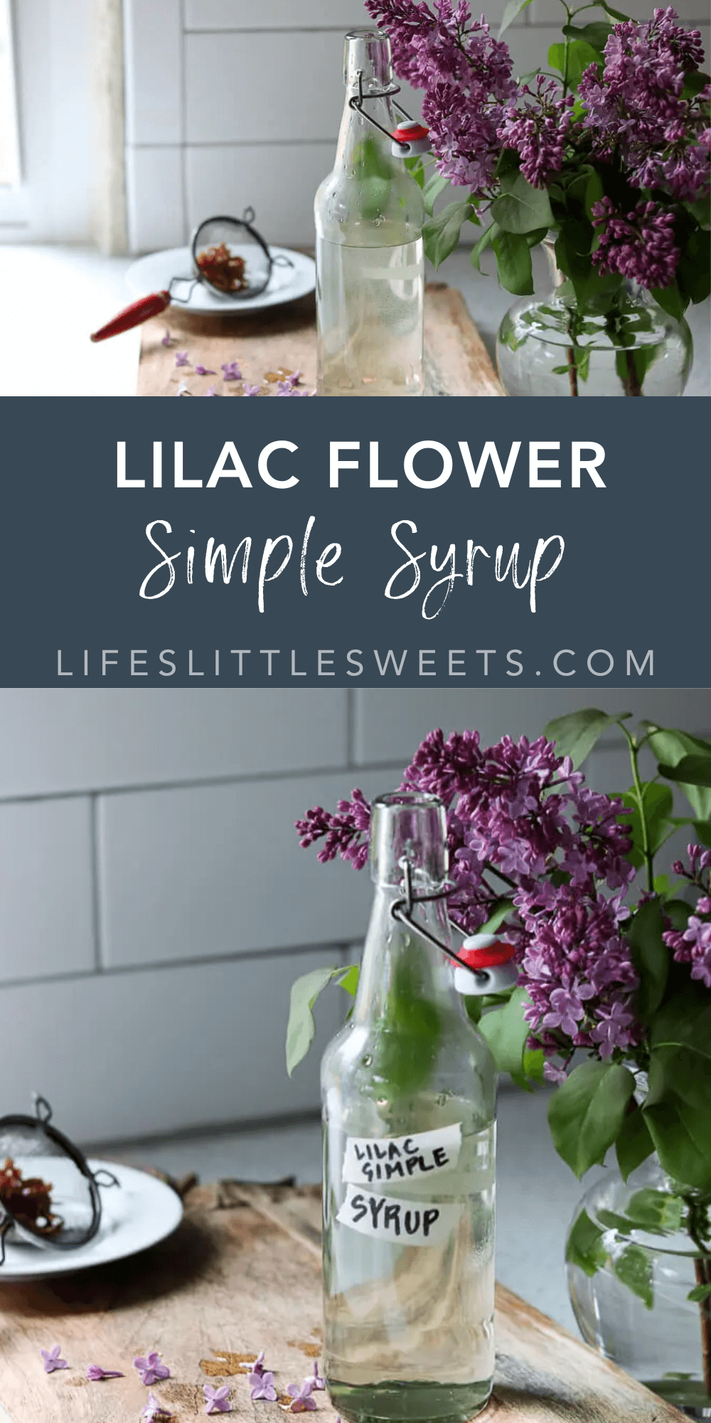 Lilac Flower Simple Syrup (Floral, Blossoms, Foraged, Spring, April ...