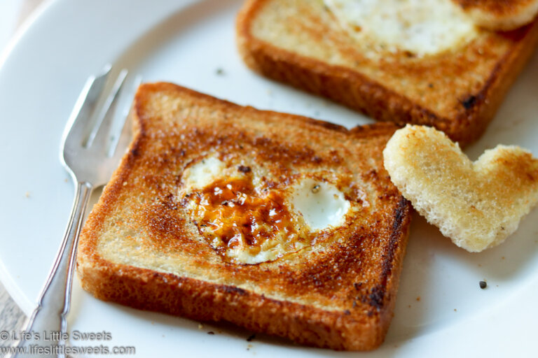 Egg-in-a-Hole Toast Recipe - Life's Little Sweets
