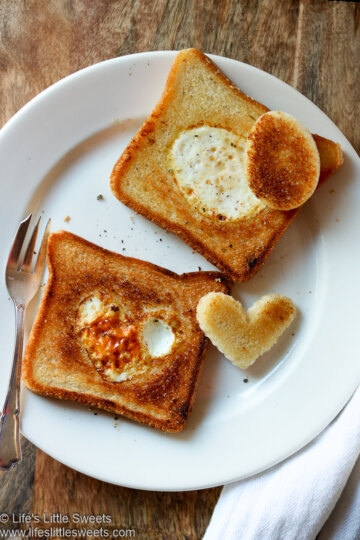 Egg-in-a-Hole Toast Recipe - Life's Little Sweets